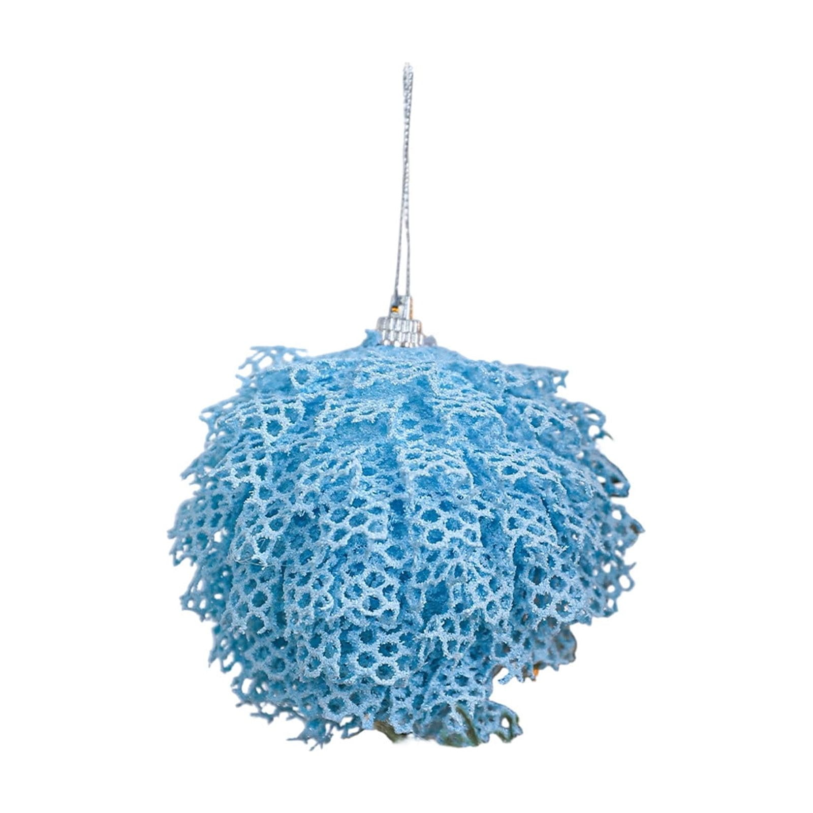 D Foam Christmas Ball Ornament With Openwork Patterns, Lightweight Material And Hanging String ...