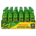 D&G Jamaican Ting Grapefruit Soda, 24 Pack Glass Bottles, 9.6 fl oz ...