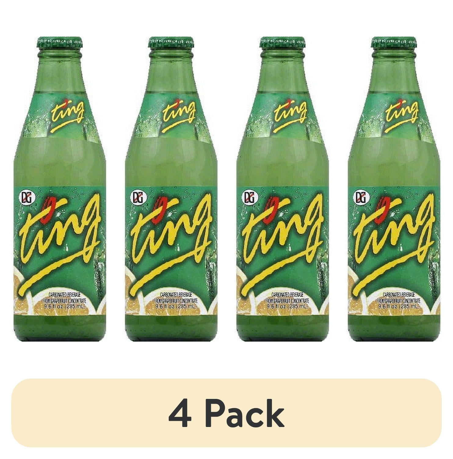 (4 pack) D&G Ting Carbonated Grapefruit Beverage, 9.6 oz - Walmart.com