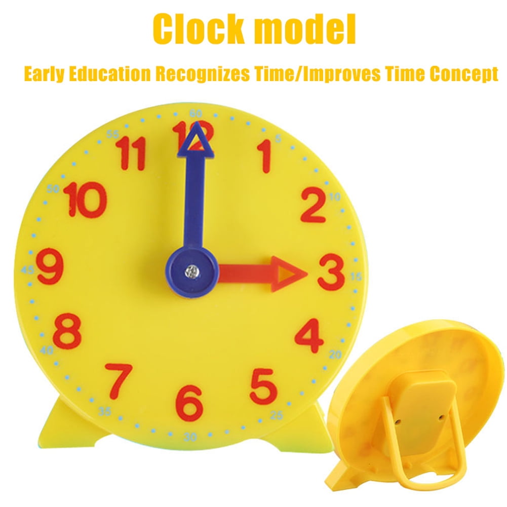 D-GROEE 10cm Time Learning Clock, Analog Clock, Homeschool, Basic Math ...