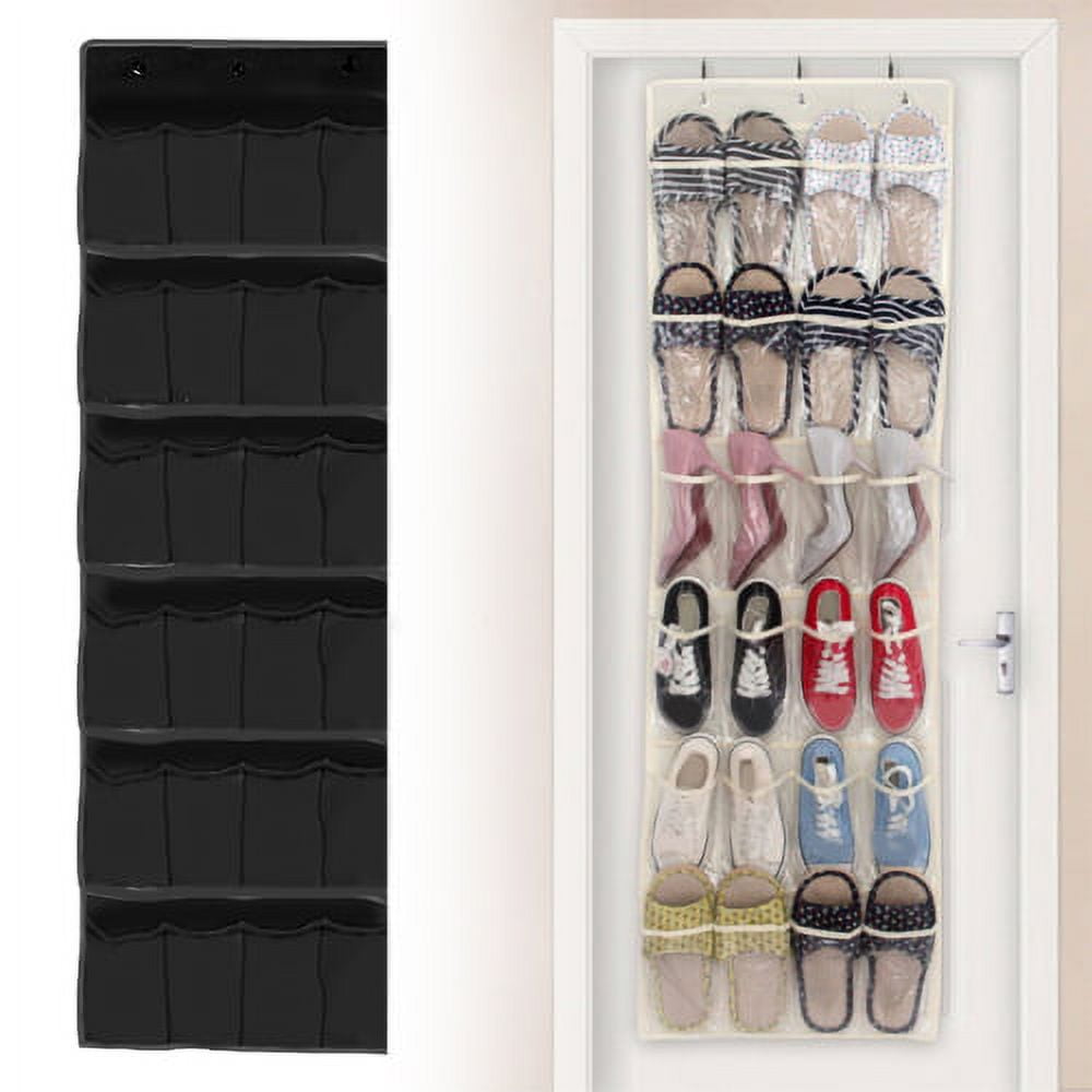D-GROEE 24 Grids Shoes Hanging Bag, Non Woven Fabric Wall Shelf ...
