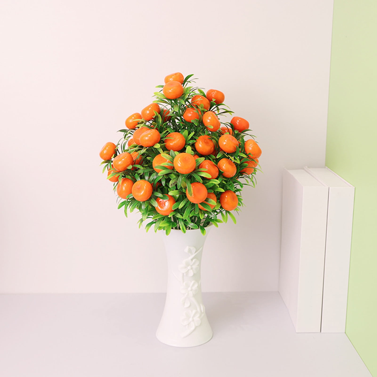 D-GROEE 3PCS Orange Decor Fake Fruit Artificial Orange for Kitchen ...