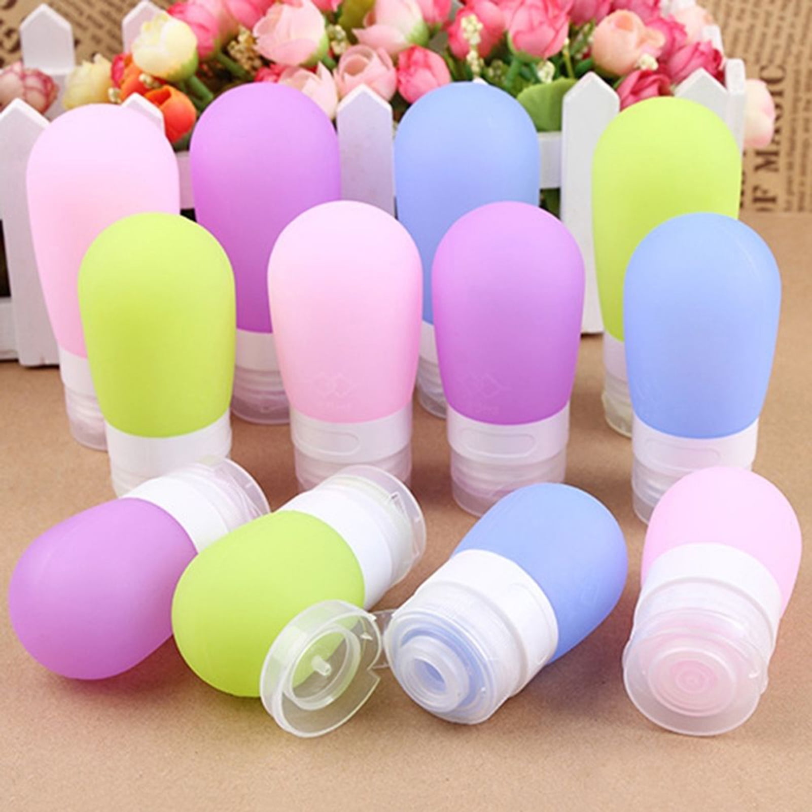 D-GROEE 3Pack Portable Travel Bottles Set, Leak Proof Squeezable ...