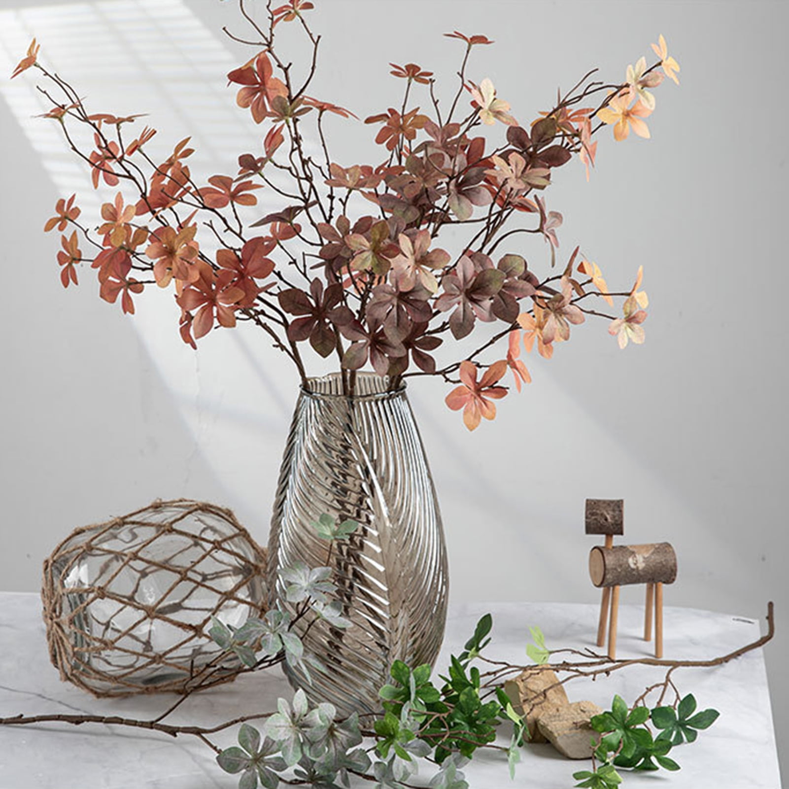D-GROEE 3Pcs Artificial Eucalyptus 28" Real Touch Flower Eucalyptus ...