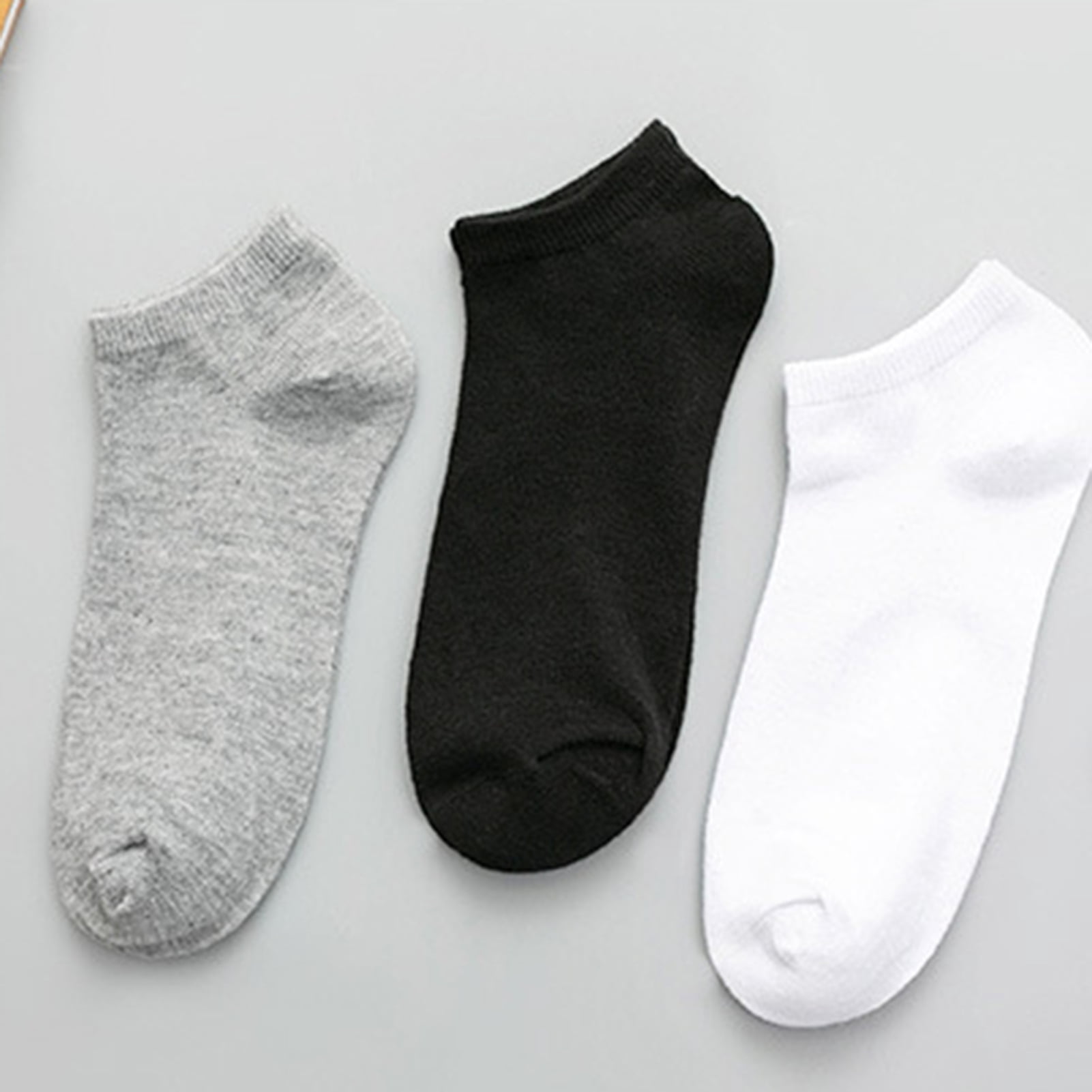 D-GROEE 5 Pairs Unisex No Show Socks Low Cut Ankle Invisible Footies ...