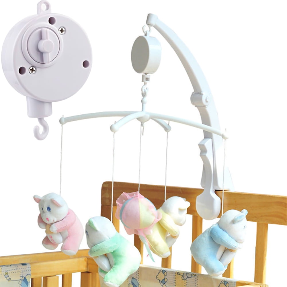 D-GROEE Baby Musical Crib Toys Baby Bed Bell Toys Infant Rotating Music ...