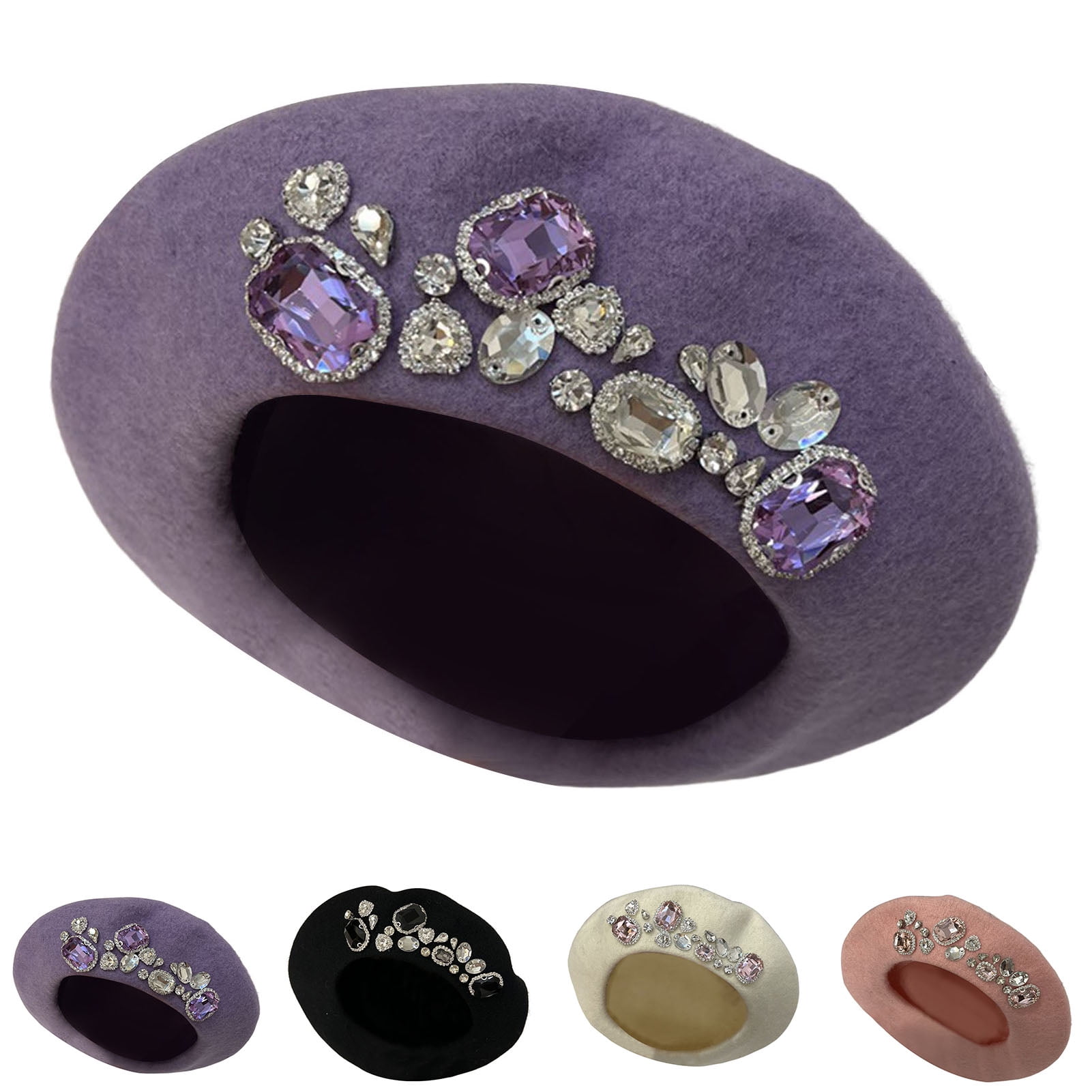 D-GROEE Beret Hats for Women French Artist hat Fashion Ladies Winter ...