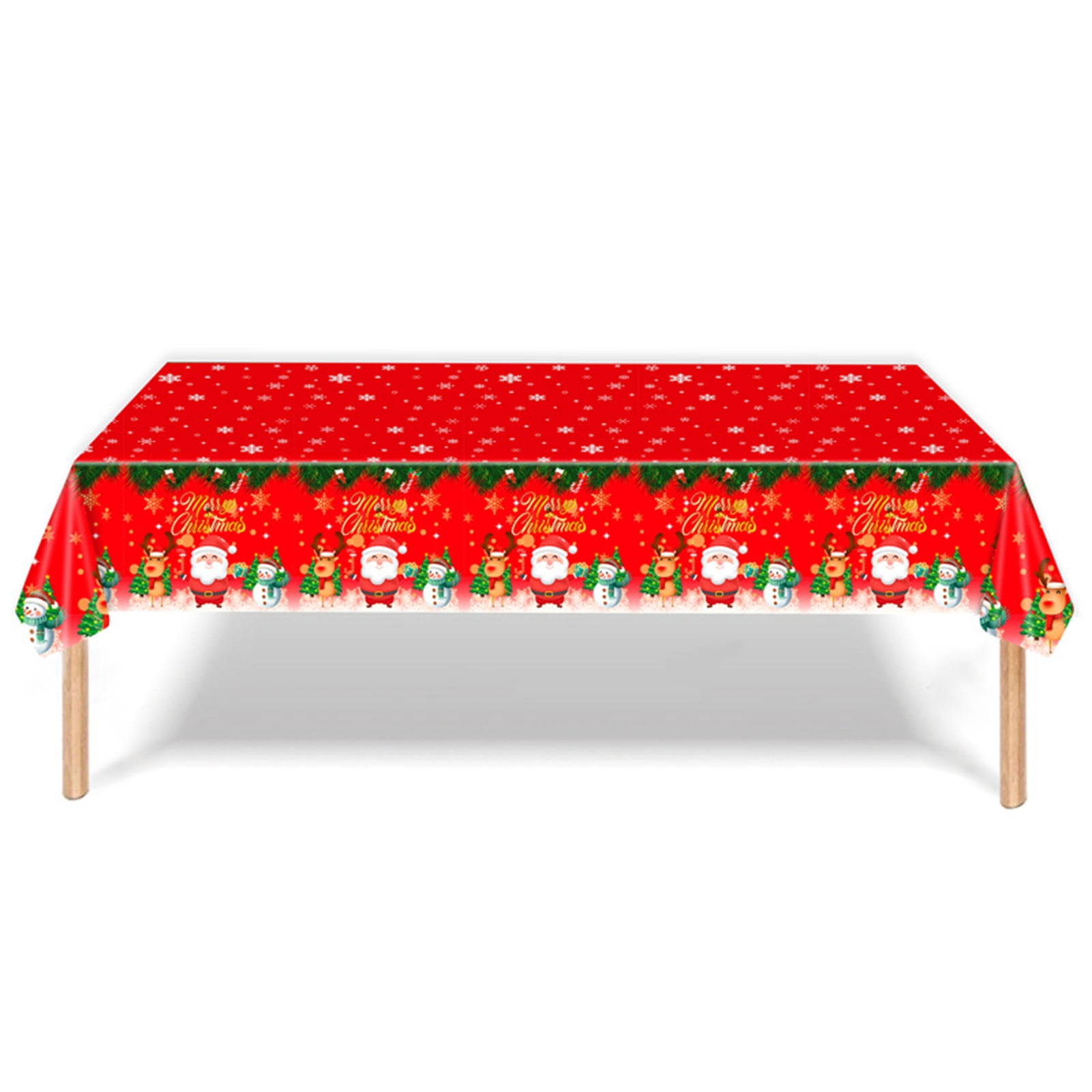 D-GROEE Christmas Table Cover Set Merry Christmas Tablecloth Christmas ...