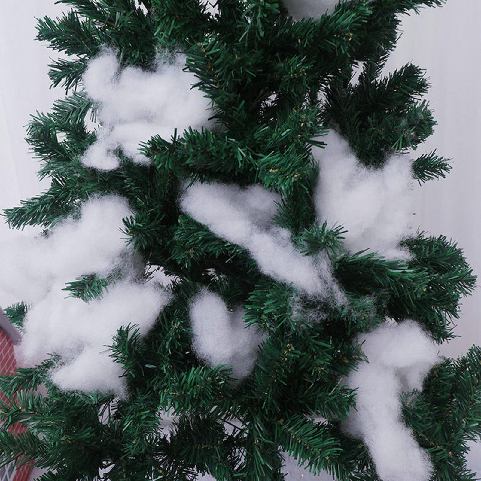 D-GROEE Fake Snow for Christmas Decorations 1 Bag Christmas Fake Snow ...