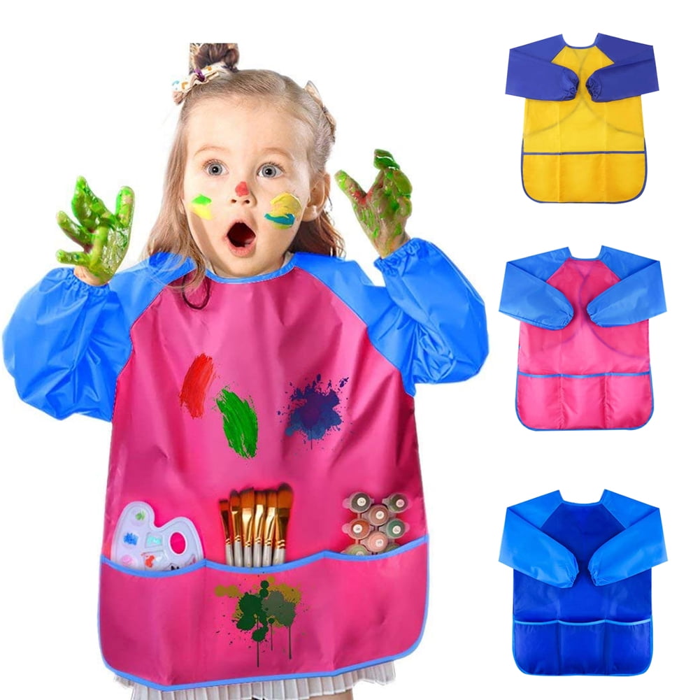 D-GROEE Kids Art Smocks, Children Boy Waterproof Artist Painting Aprons ...