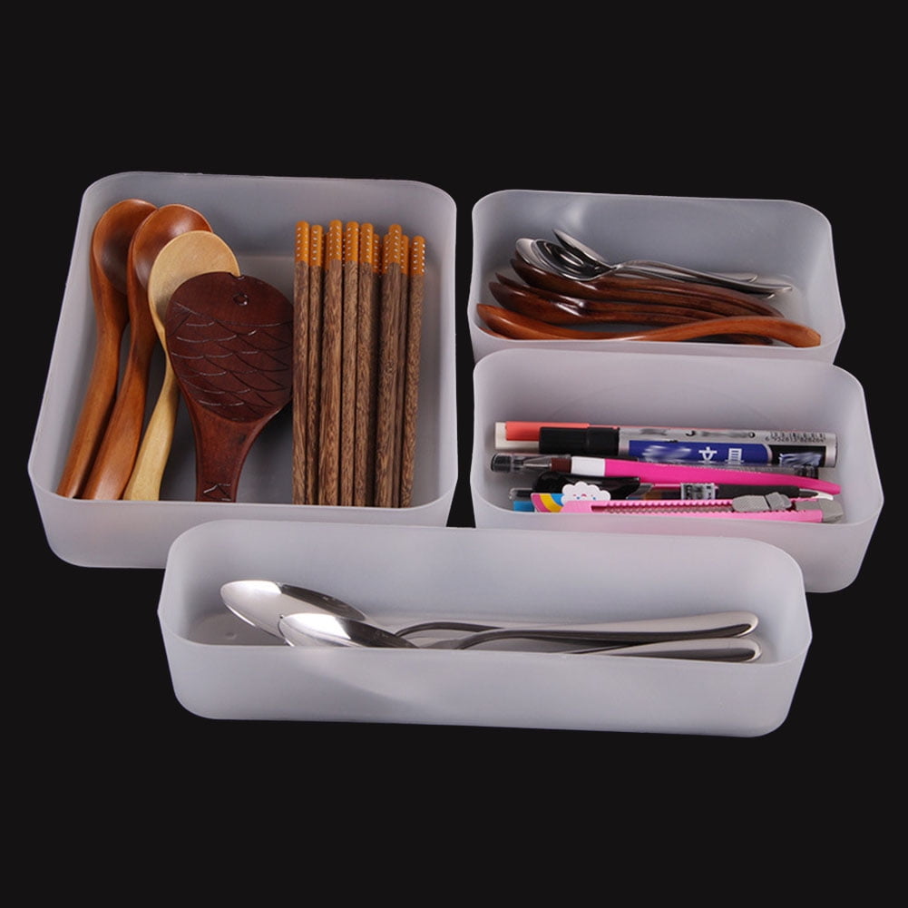 D-GROEE Kitchen Drawer Organizer, Knives Block & Cutlery Organizer ...
