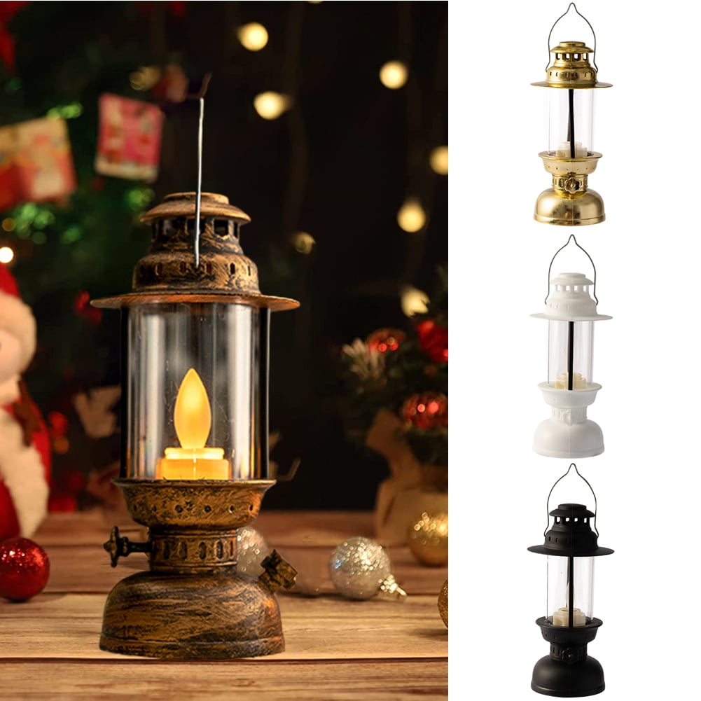 D-GROEE LED Lantern, Decorative Hanging Lantern, Vintage Plastic ...