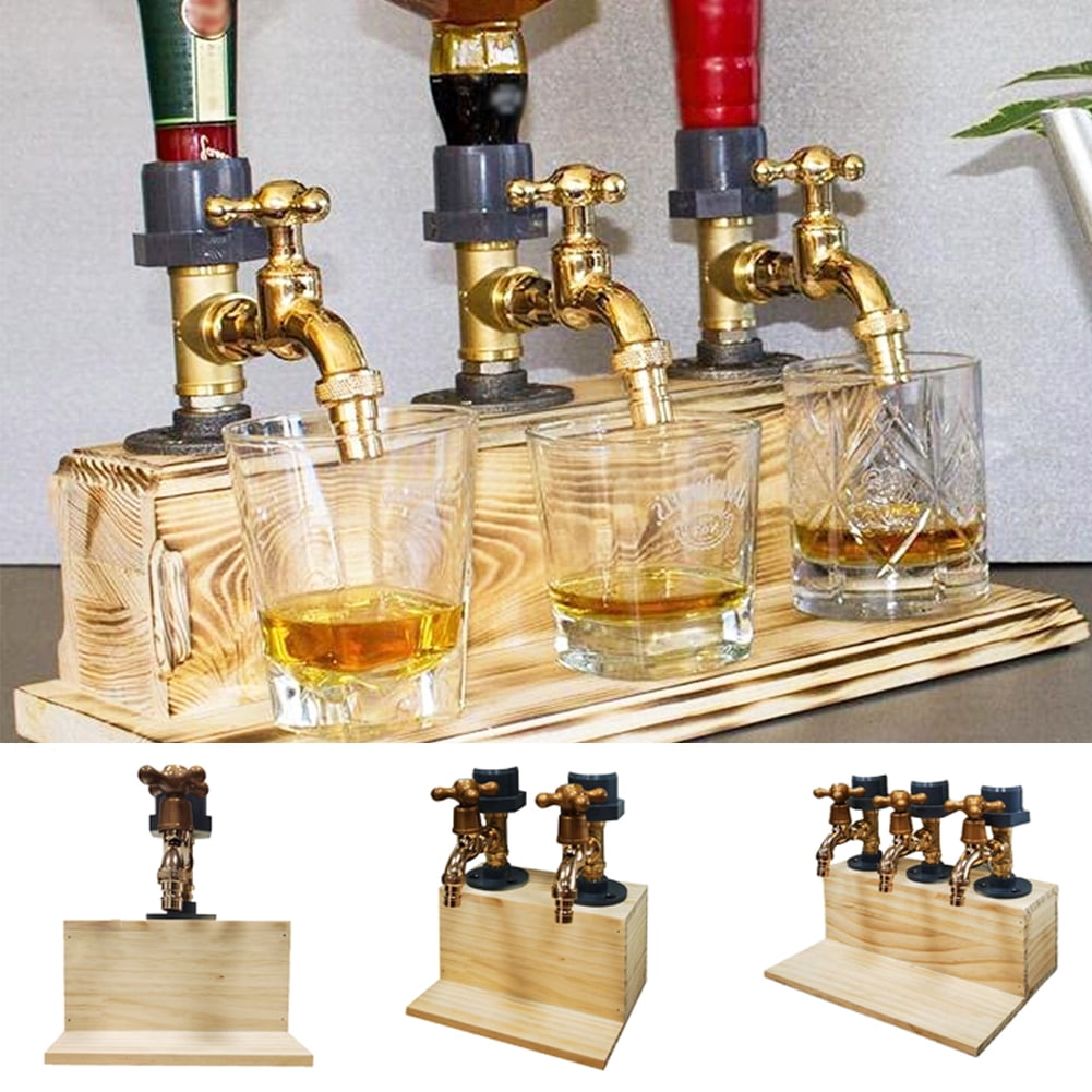 D-GROEE Liquor Dispenser Bar Bracket Wine Beer Alcohol Bottle Beverage ...