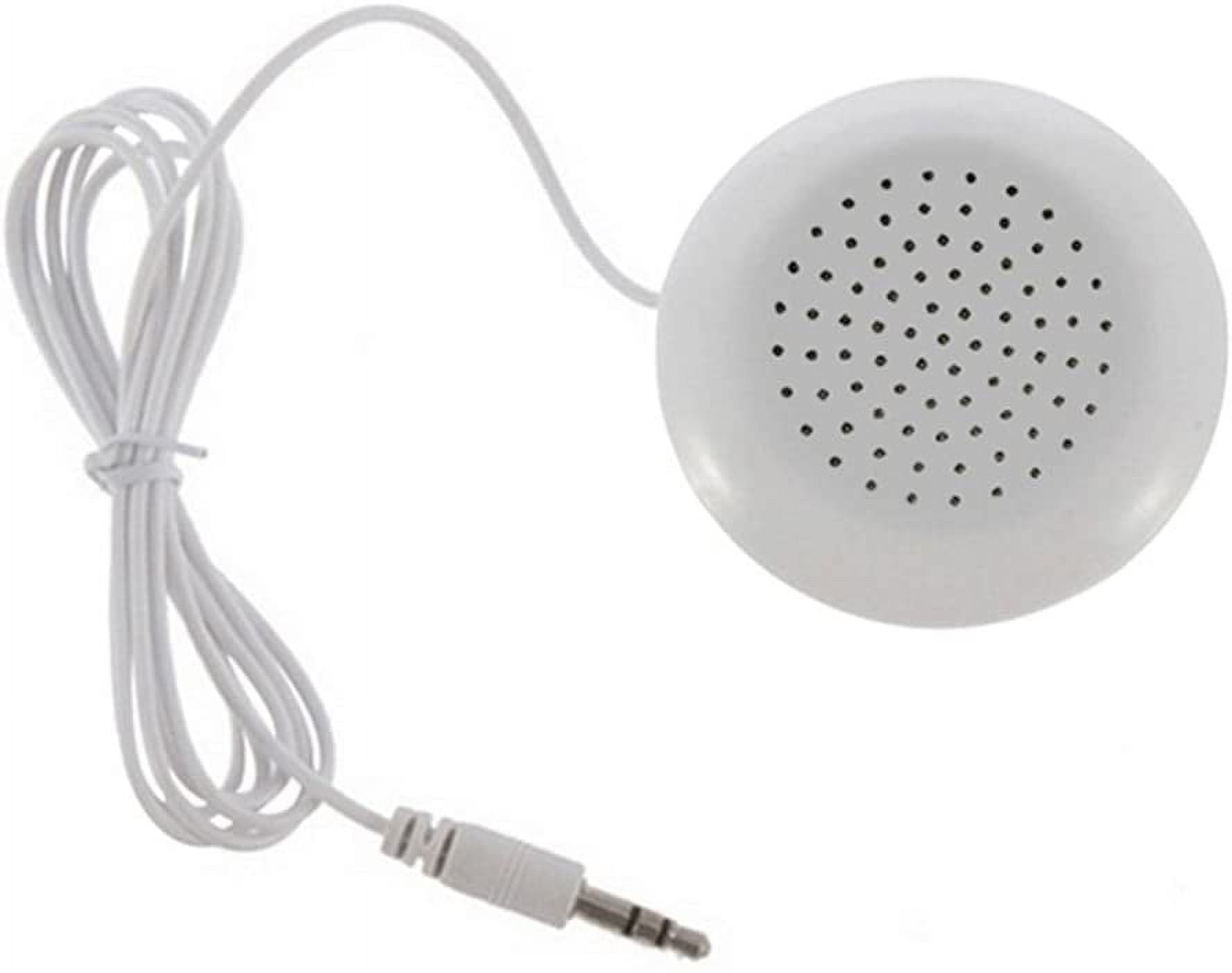 D GROEE Mini Pillow Stereo Dual Speakers 3 5mm Plug White for MP3 MP4 ...