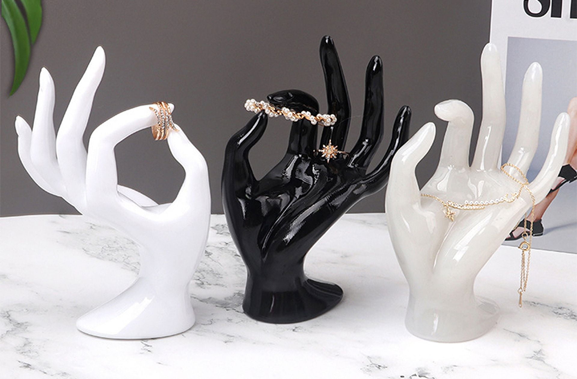 D-GROEE OK Hand Form Jewelry Display Holder Female Mannequin Hand ...
