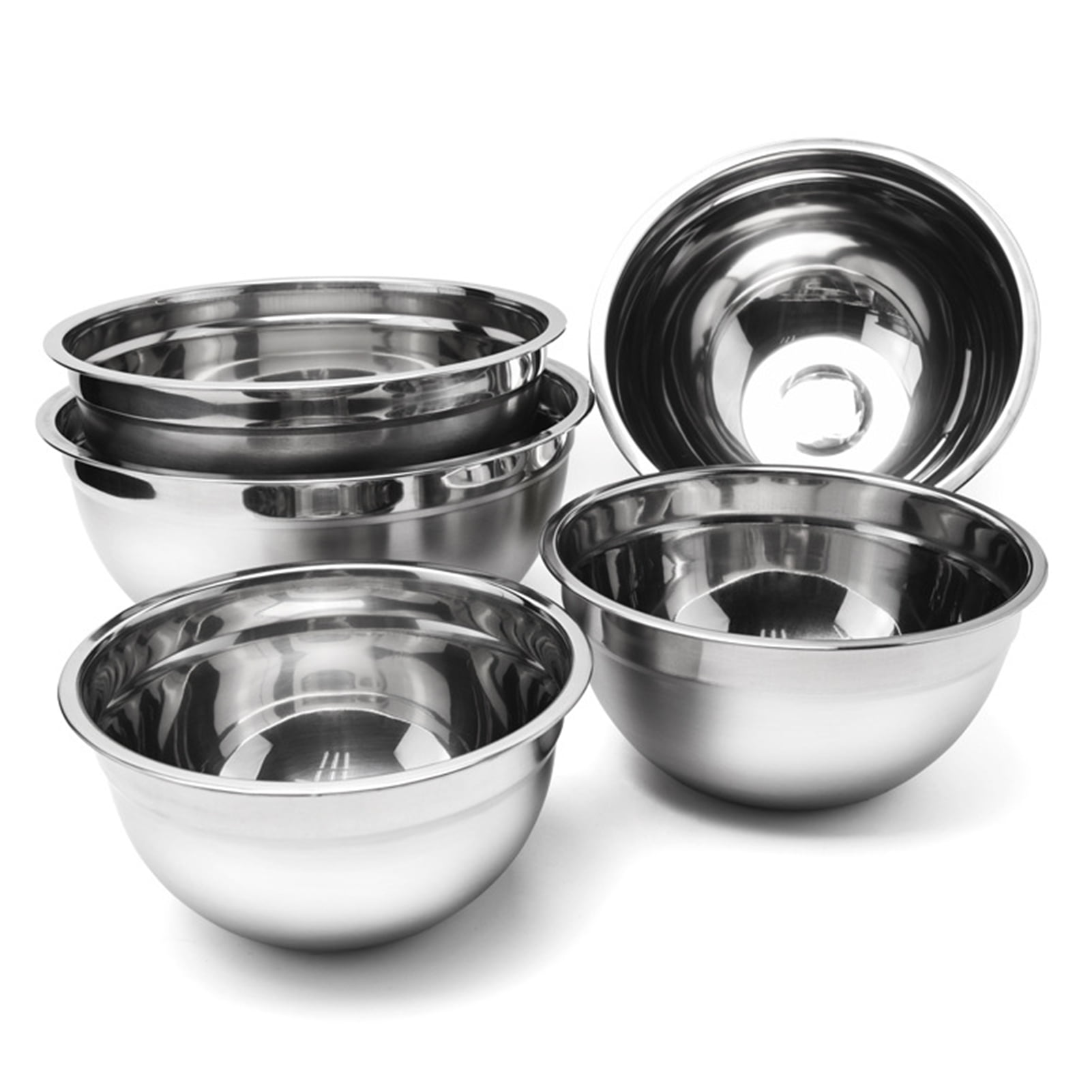 D-GROEE Stainless Steel Mixing Bowls Cake Salad Food Heat Insulation ...
