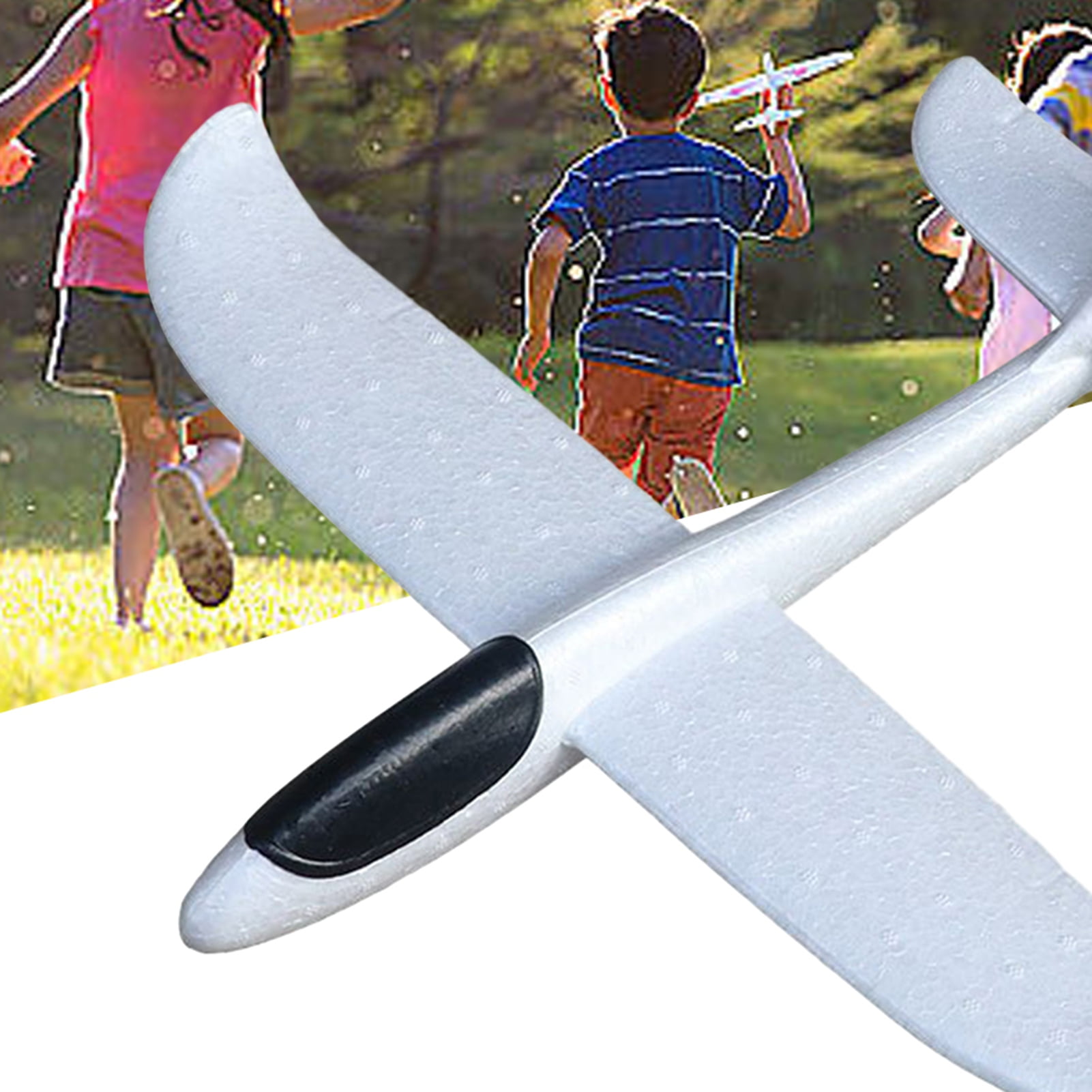 D-GROEE Throwing Plane Toy Hand Toss Plane Fun Outdoor Toy with 2 ...