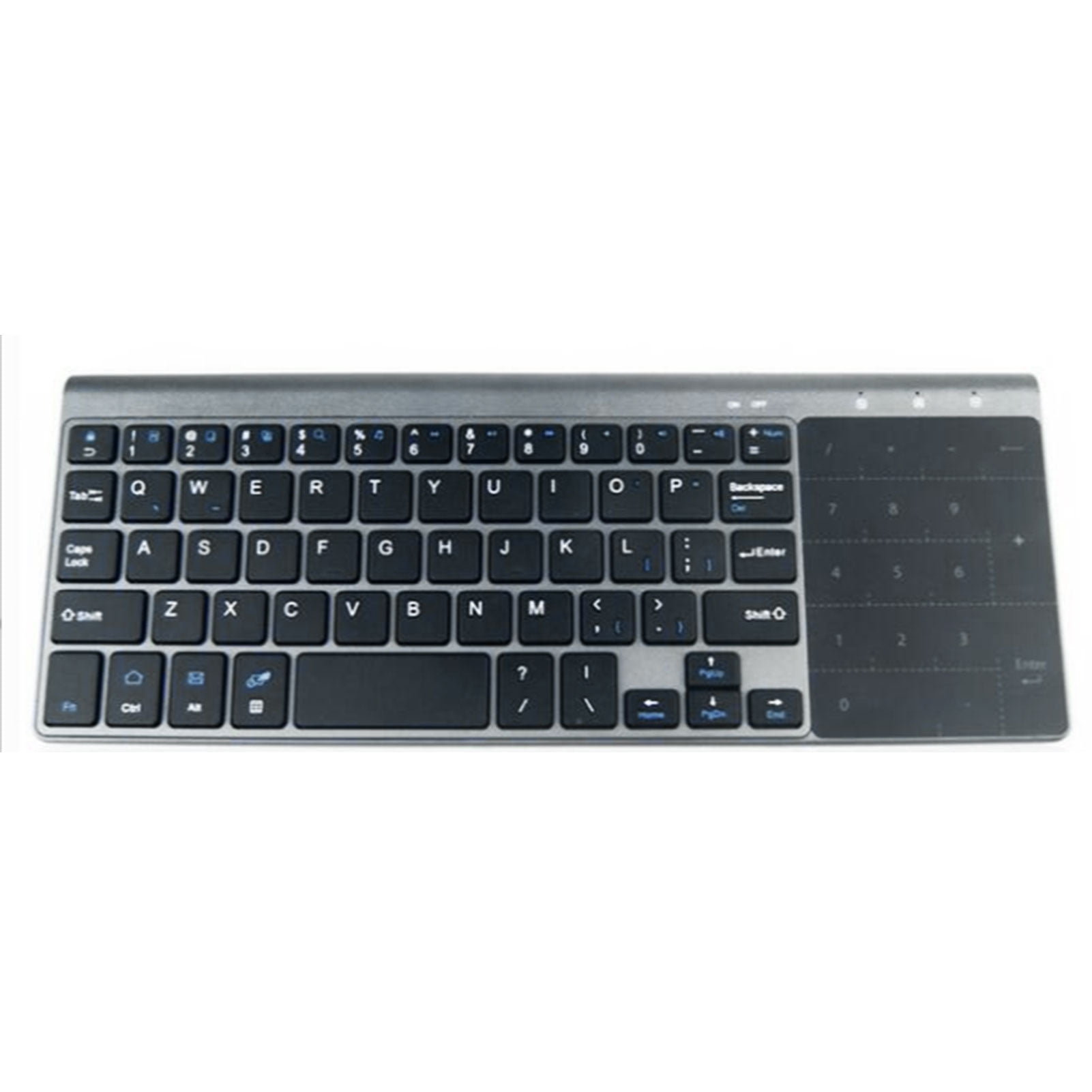 D-GROEE Wireless Keyboard with Touchpad, 2.4G Hz Ergonomic Wireless ...