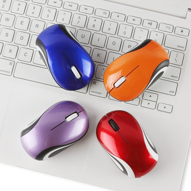 D-GROEE Wireless Mouse, 800/1200DPI USB 3 Keys Optical 2.4G Noiseless ...