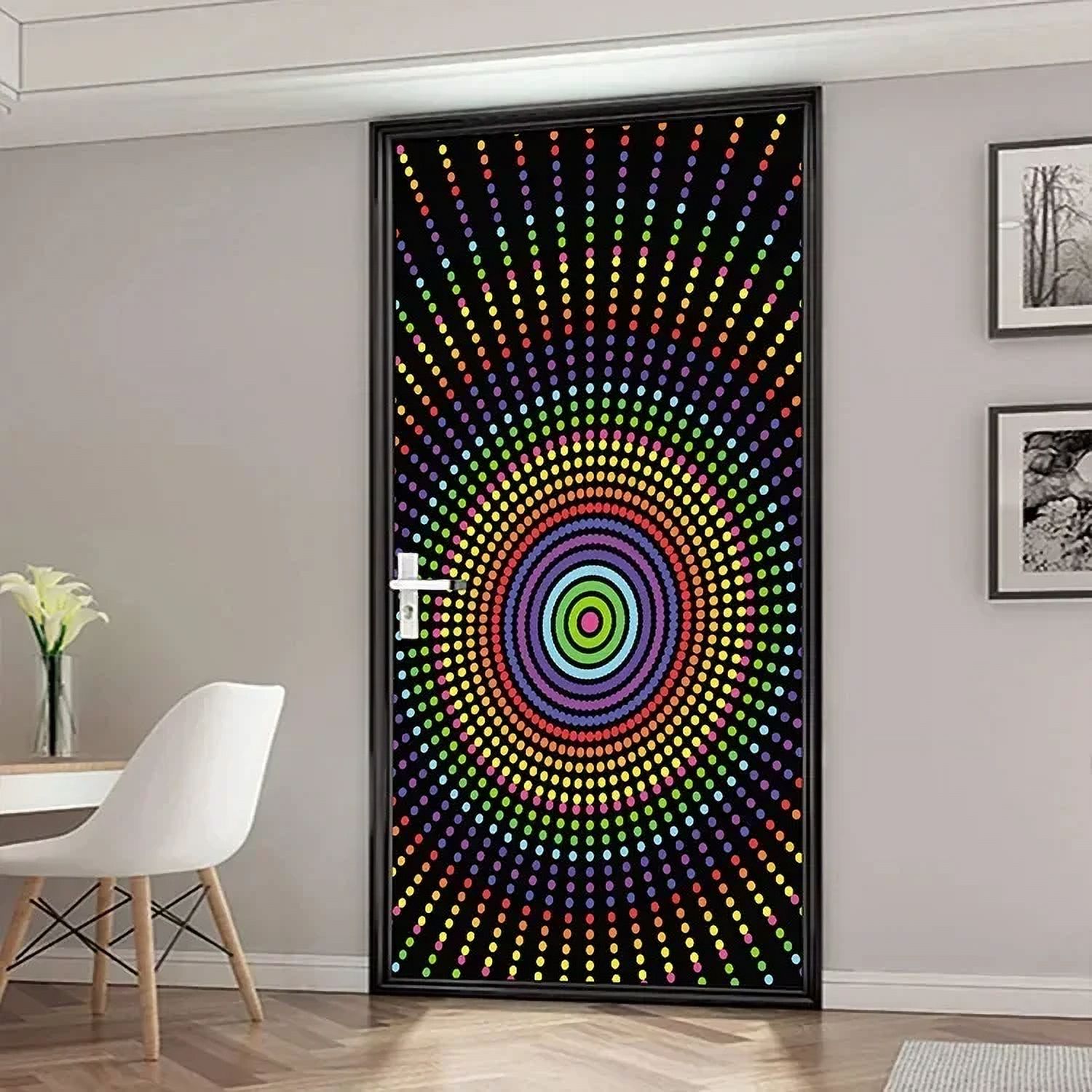 D Gamepad Gamer Self-Adhesive Removable Door Stickers Color Game ...