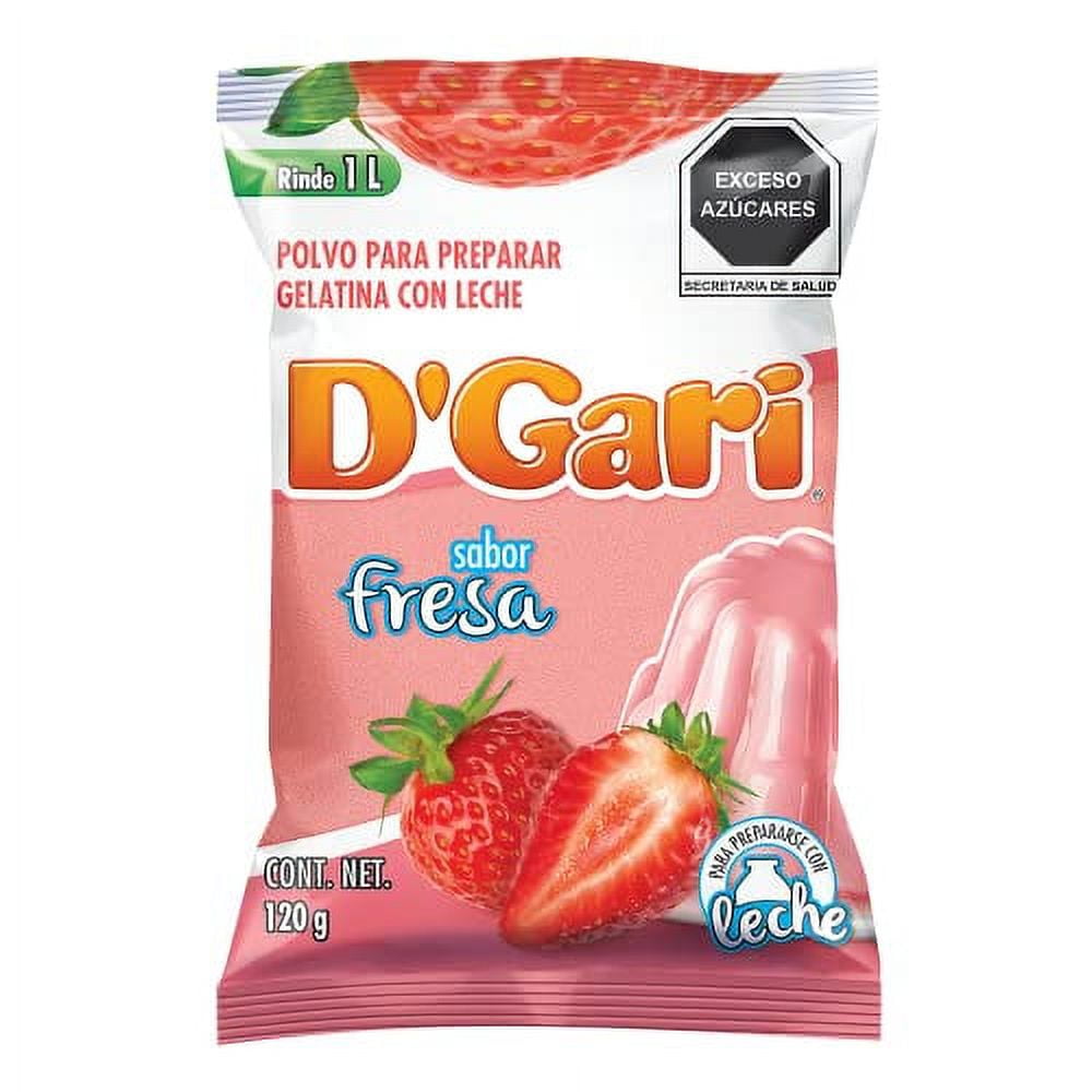 D'Gari Gelatin Dessert Strawberry- Dgari fresa 5 pack (STRAWBERRY ...