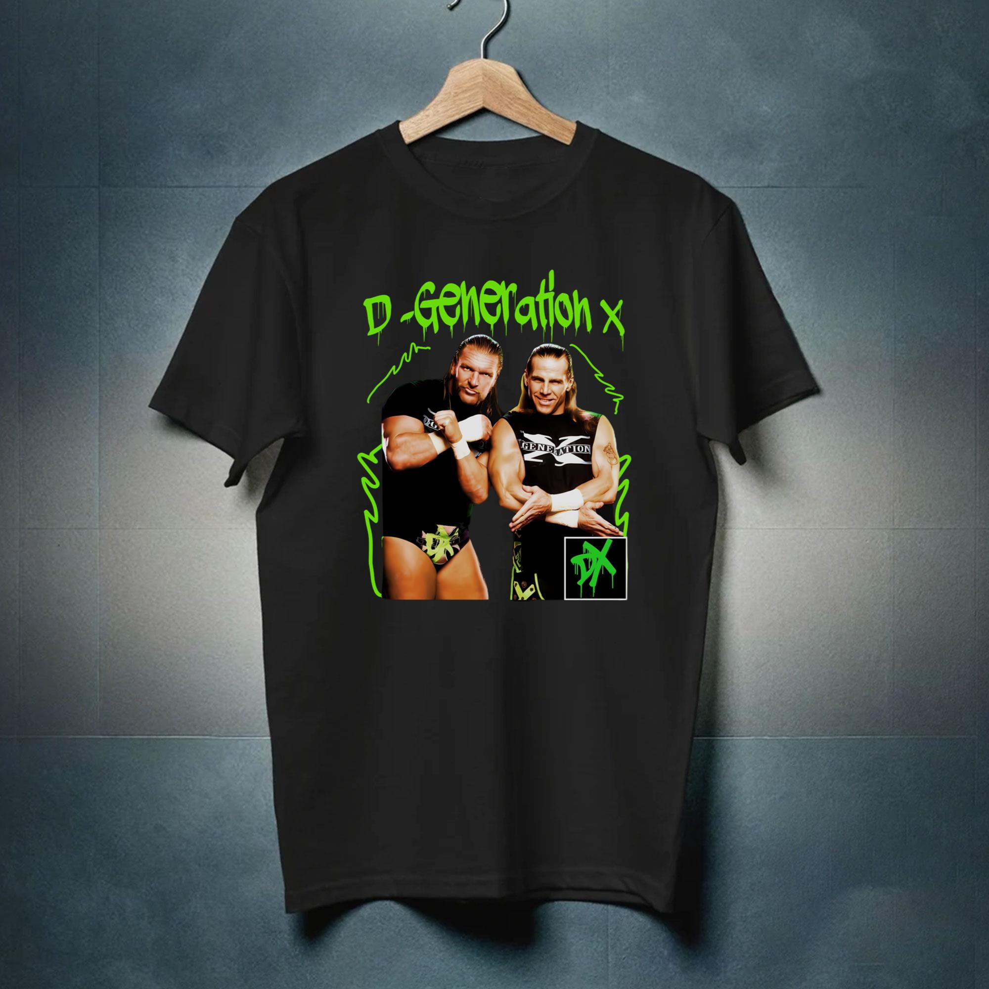D-Generation X - DX Wrestling T-Shirt Black S-3XL WWE-TH28712 - Walmart.com
