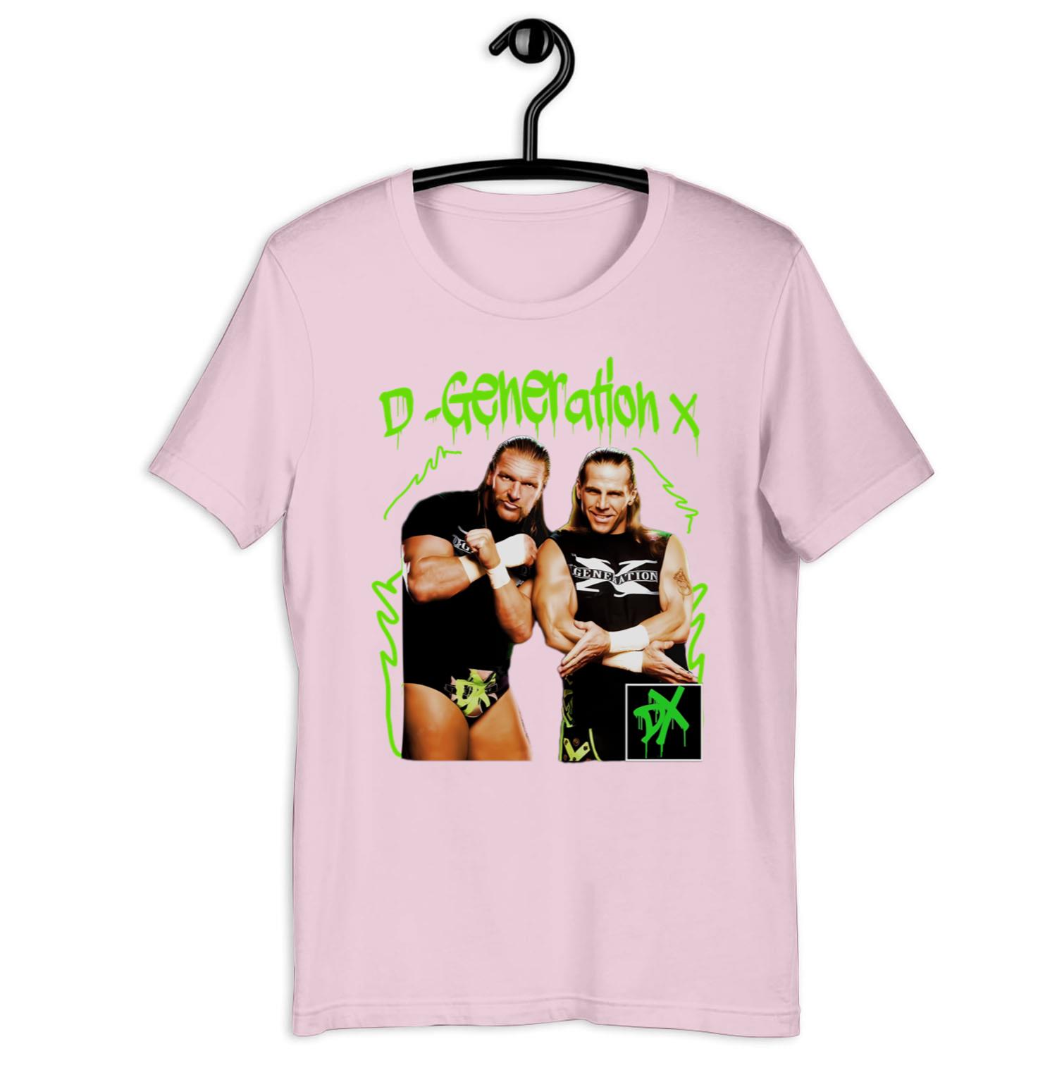 D-Generation X - DX Wrestling T-Shirt Black S-3XL WWE-TH4236 - Walmart.com