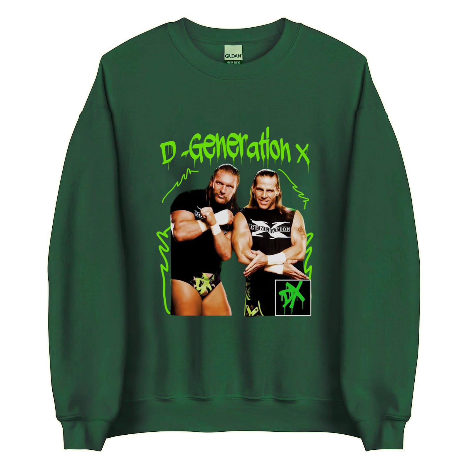 D-Generation X - DX Wrestling T-Shirt Black S-3XL WWE-TH4236 - Walmart.com
