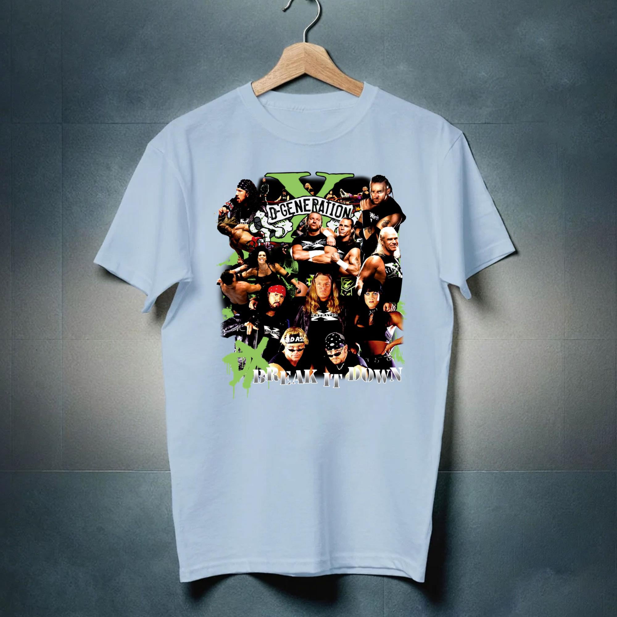 D-Generation X t-shirf WWF Triple H Chyna Shawn Michaels WRESTLING ...