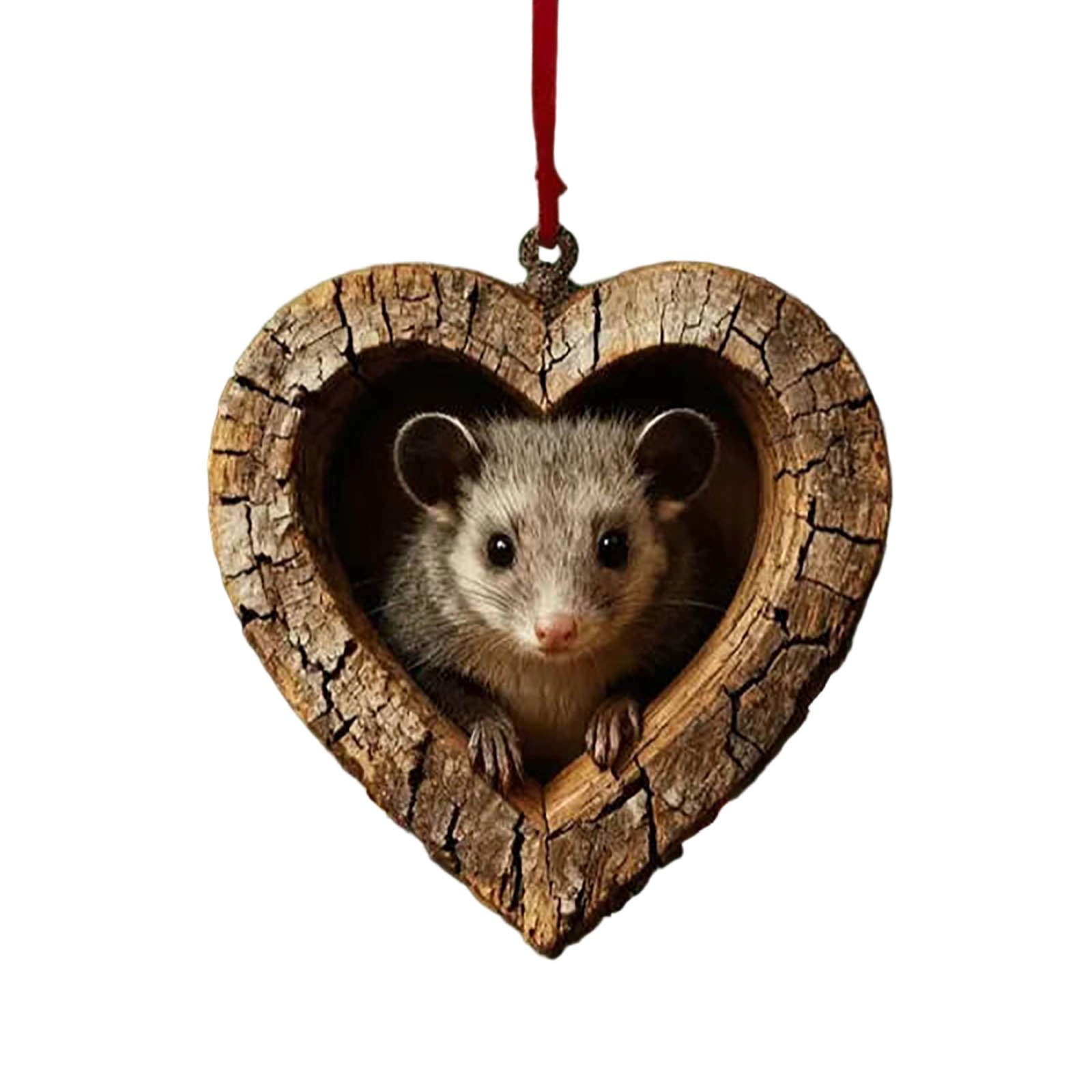 D Heart-Shaped Animal Ornament Variation D Acrylic Decorative Piece For ...