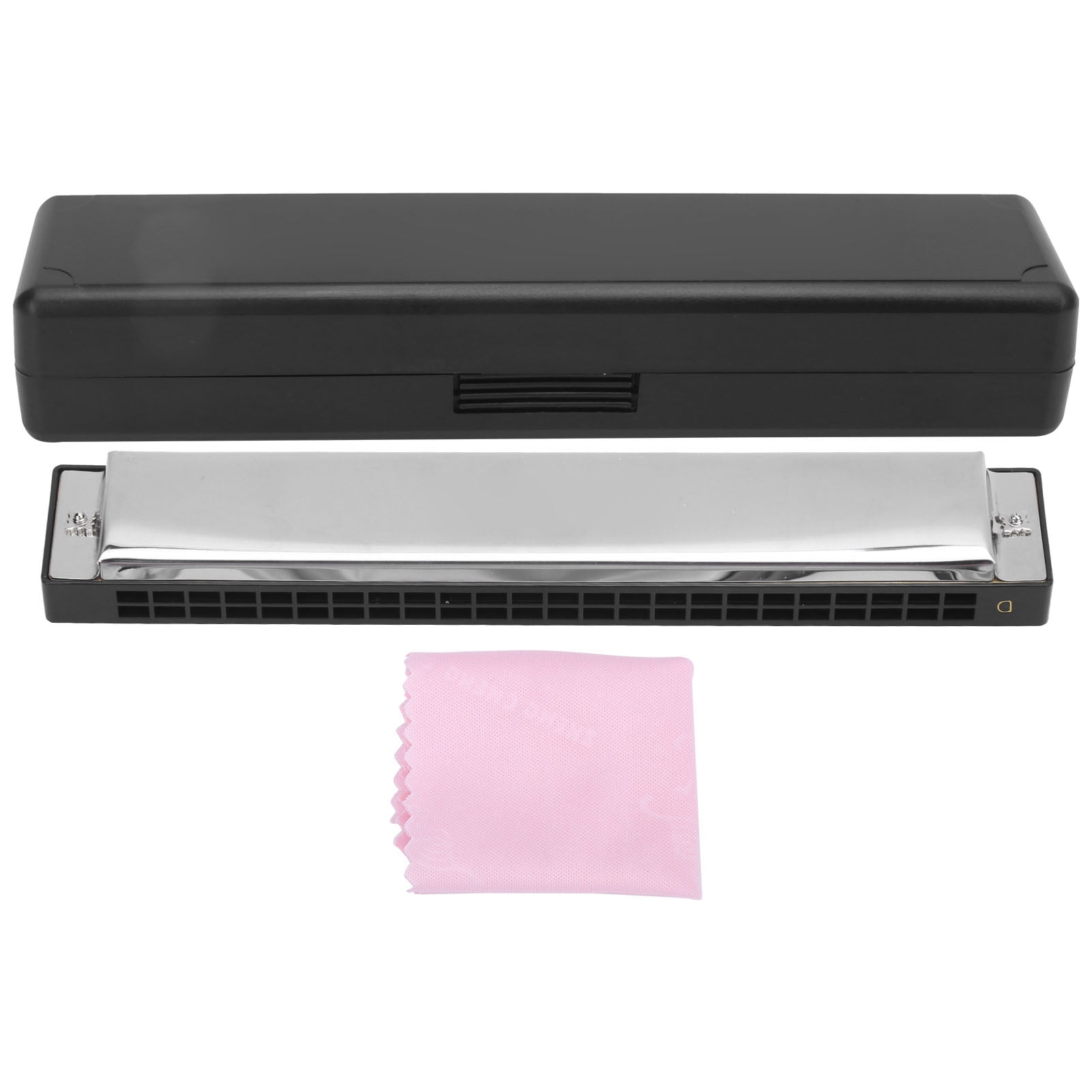 D Key Harmonica, 24 Hole Mouth Organ, Wind Musical Instrument with Box ...