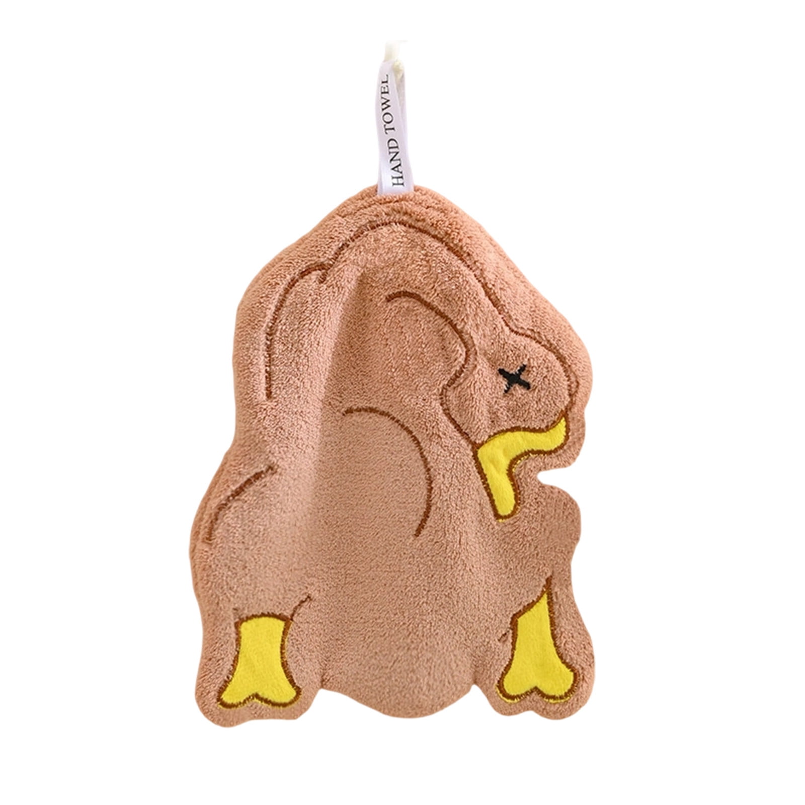 D Kitchen Hand Towel With Goose And Roasted Duck Patterns Hanging Loop ...