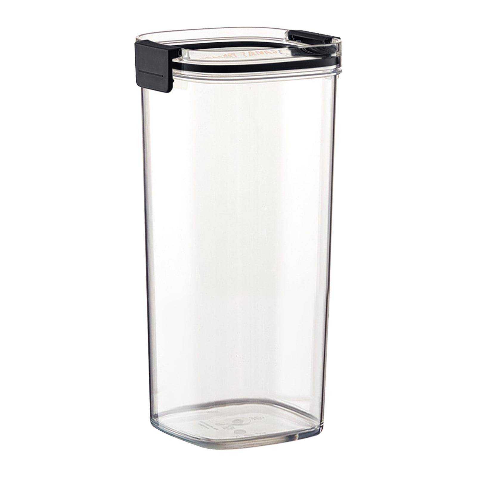 D Kitchen Transparent Grain Storage Jar With Double Sealed Lid ...
