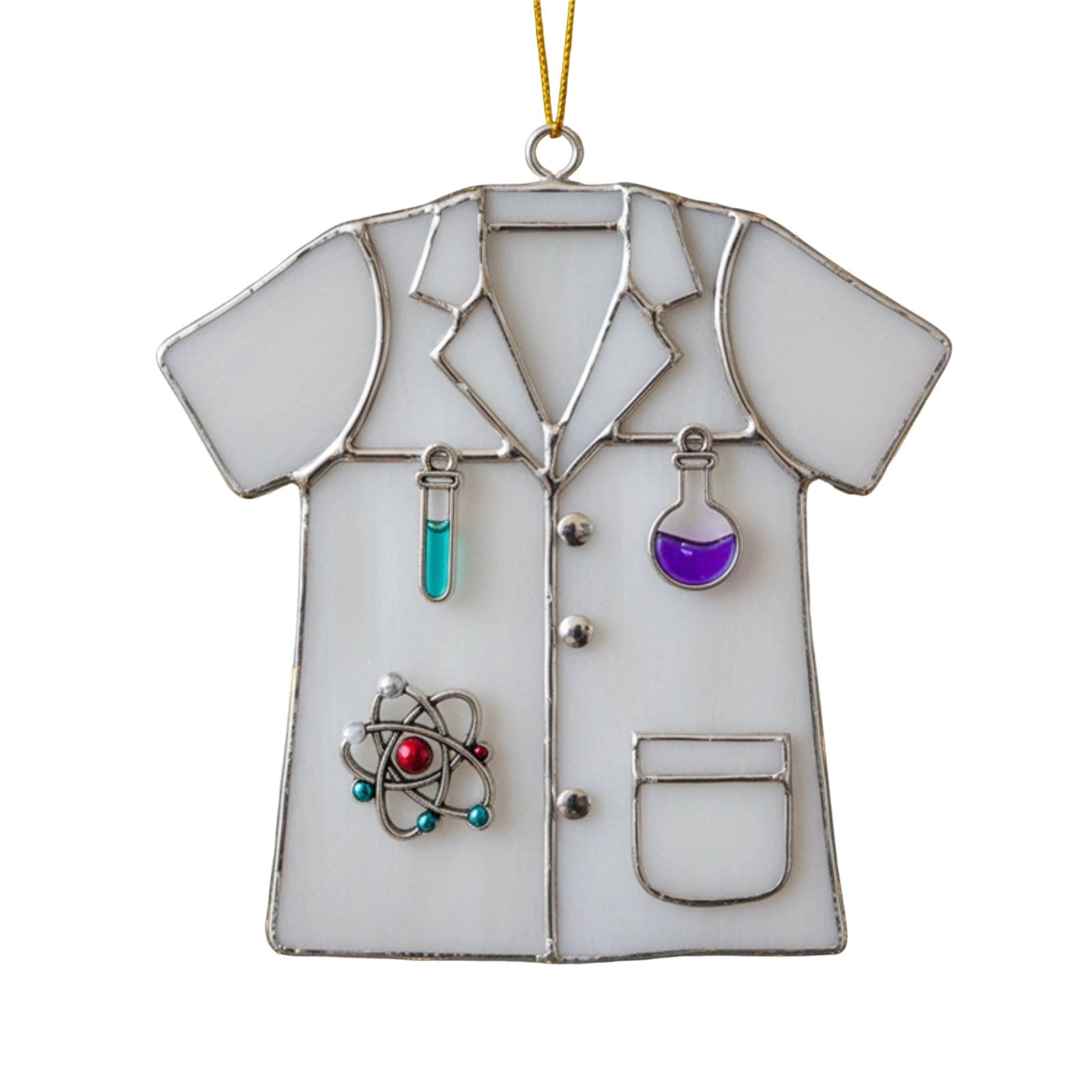 D Labor Clothing Themed Acrylic Hanging Ornament Winter Holiday Tree ...