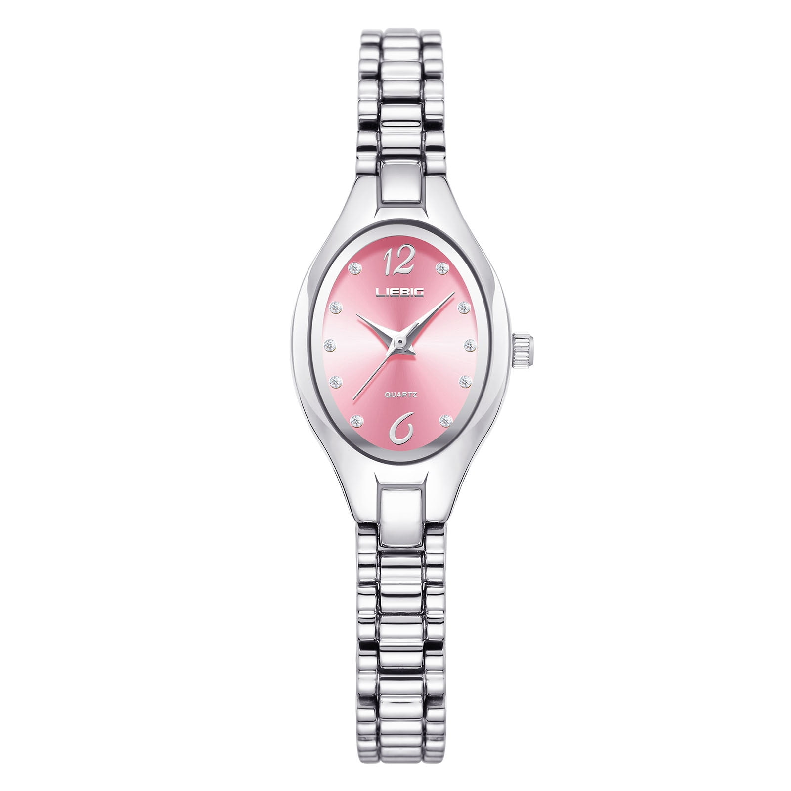 D Ladies Quartz Watch Small Face Water Resistant 30M Stainless Steel ...