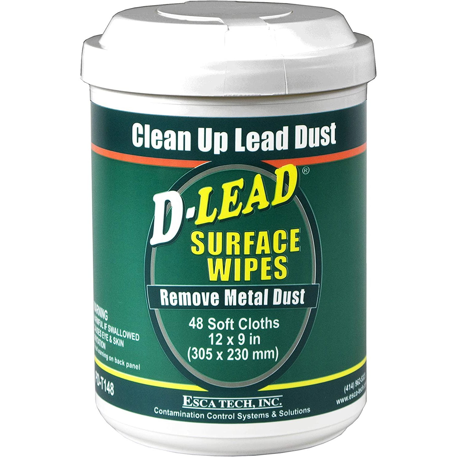 D-Lead Surface Wipes for Lead Paint Dust Cleanup (48 ct.), PD-T148 ...