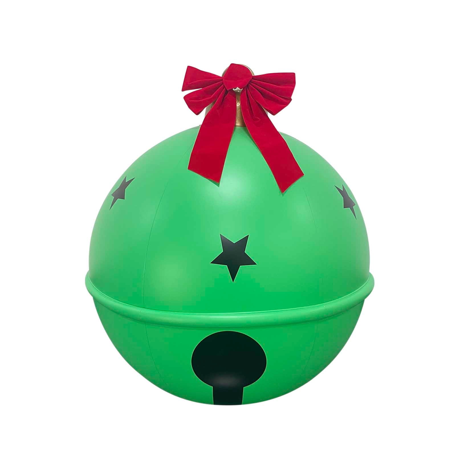 D Light Green Bowknot Inflatable Christmas Ball 60Cm Hanging Ornament ...