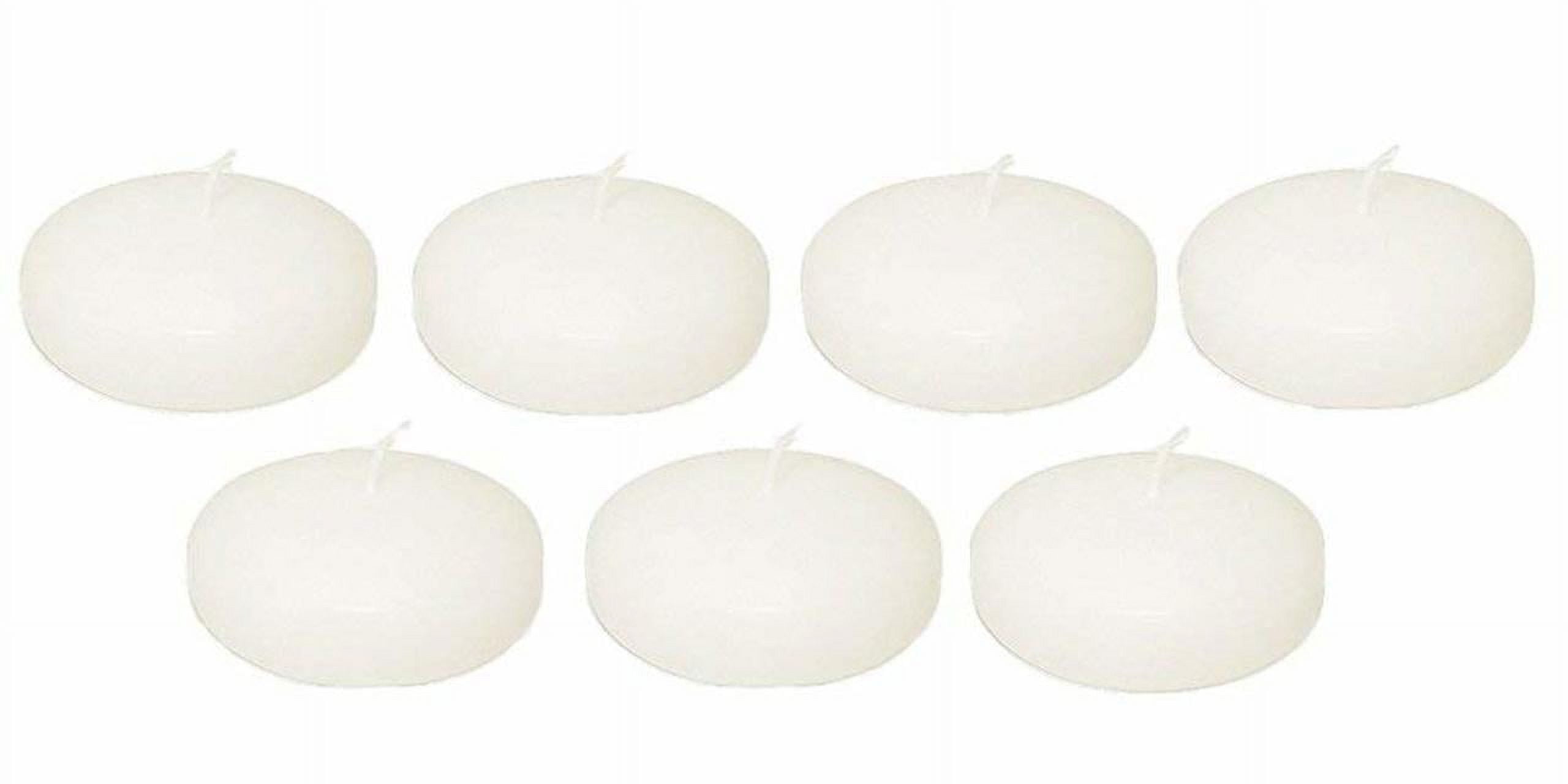 D'Light Online 3 Inch Large Pale Ivory Floating Candles - Case of 24 ...