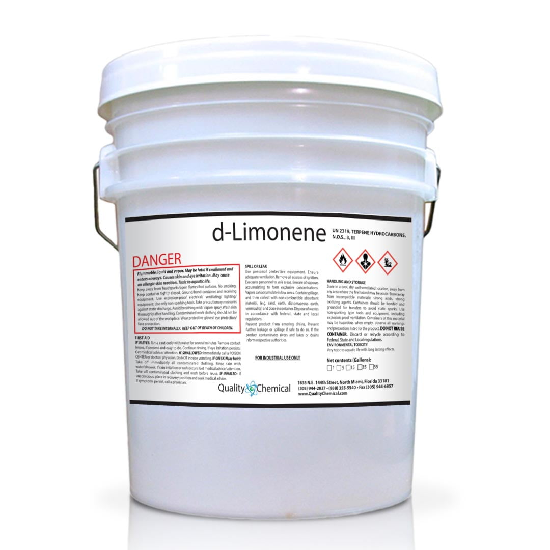 D-Limonene / Biodegradable / Citrus Solvent / 5 Gallon Pail - Walmart.com