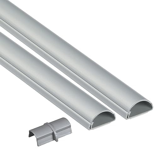 D-Line 31.4in TV Cord Hider, Patented Half Round Cable Cover, Hide Wall ...