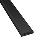 D-Line Wall Mounted TV Cord Hider & Cable Management Cover, Black, 2 ...