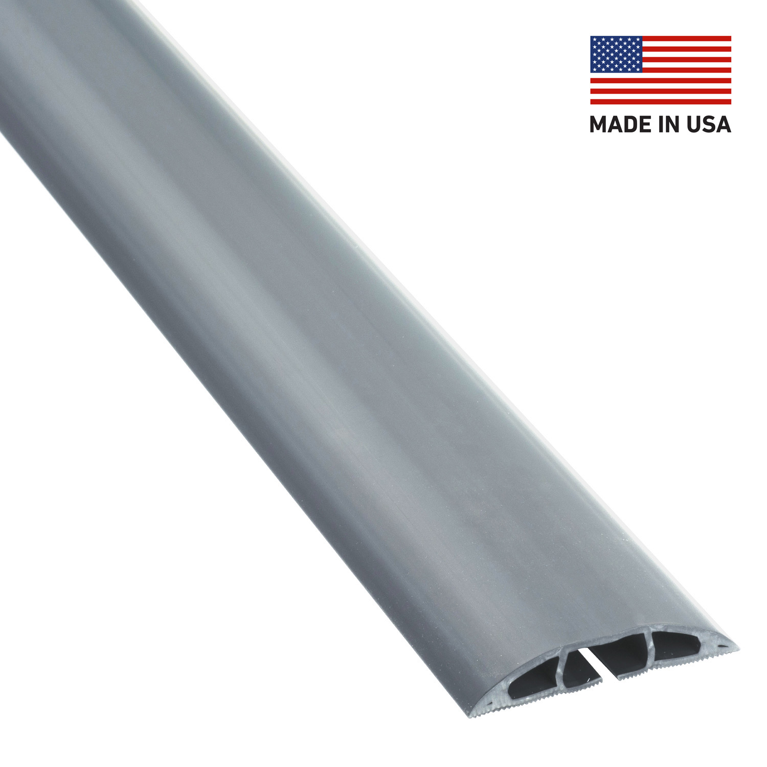 D-2 Standard Profile Rubber Duct Floor Wire Cable Cord Cover Protector ...