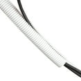 D-Line White Cable Management Tube, Wire Cover Protector, 1.26in ...