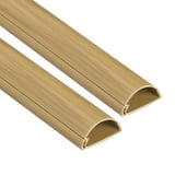 D-Line Raceway Wood-Effect Cable Wire Wall Cover, Half Round, 1.18x0 ...