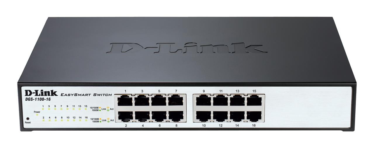 D-Link 16-Port Smart Managed Gigabit Ethernet Switch, Desktop/Rack ...