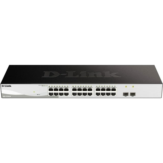 D-Link 26-Port Gigabit Smart Managed Switch | 24 GbE + 2 SFP Ports | L2 ...