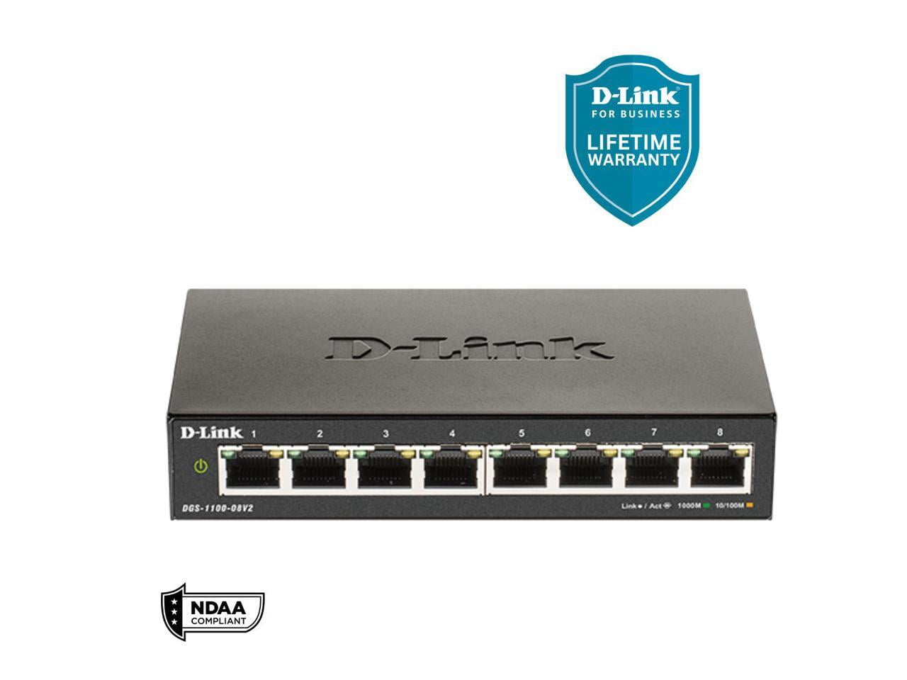 D-Link DGS-1100-08V2 D-LINK DGS-1100-08V2 IS A SMART MANAGED SWITCH ...