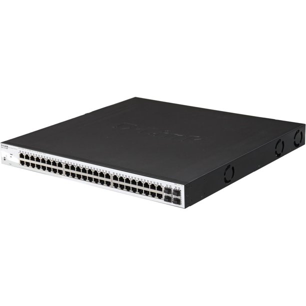 D-Link DGS-1210-52MP 52-Port Gigabit Web Smart PoE Switch Including 4 ...