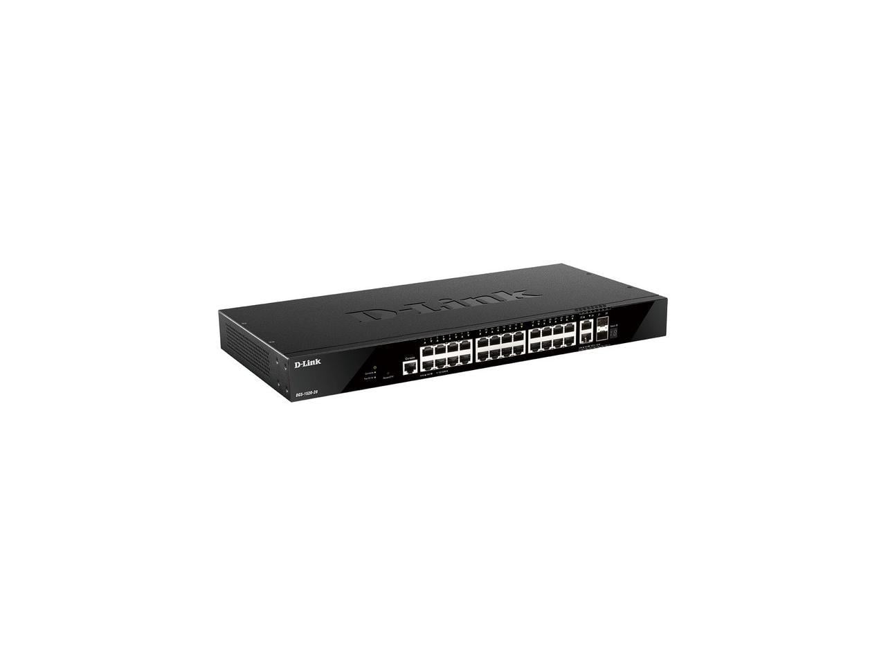 D-Link DGS-1520-28 Layer 3 Switch - 26 Ports - Manageable - 3 Layer ...