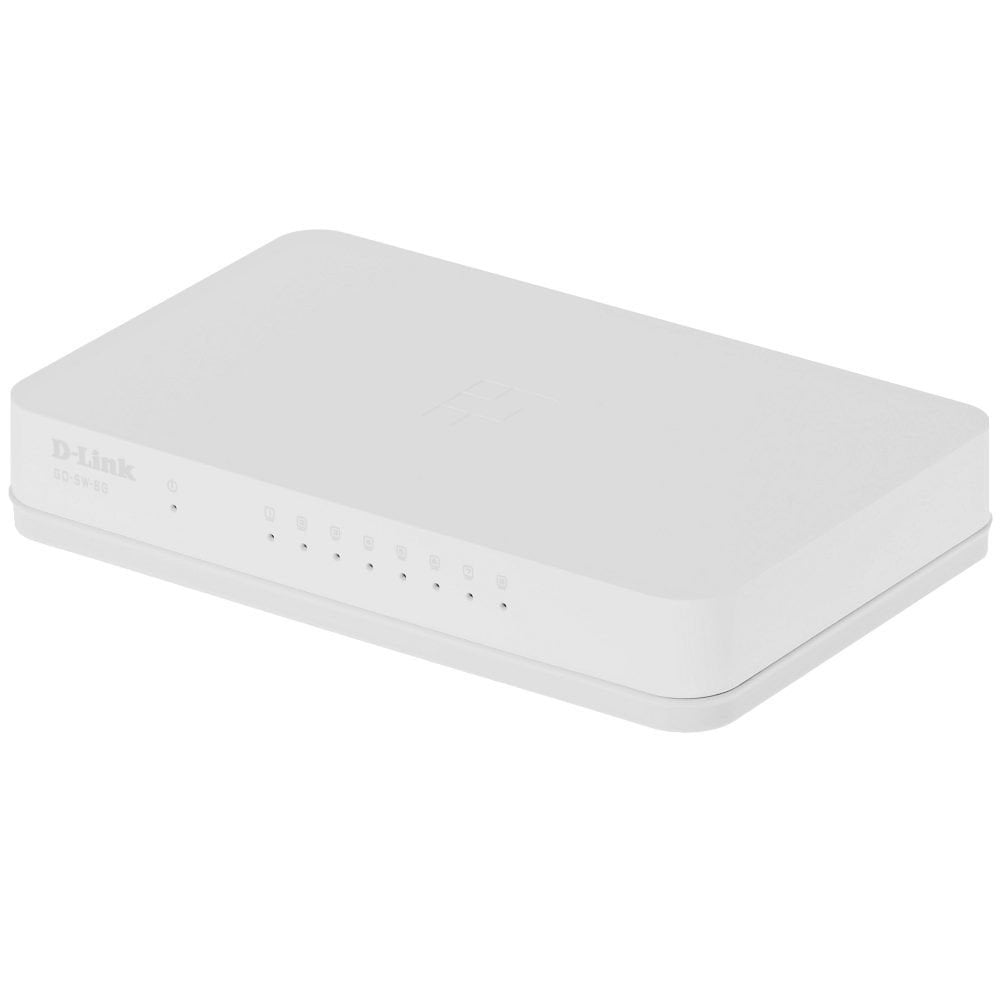 D-Link Ethernet Switch, 8 Port Unmanaged Gigabit Desktop Plug and Play ...